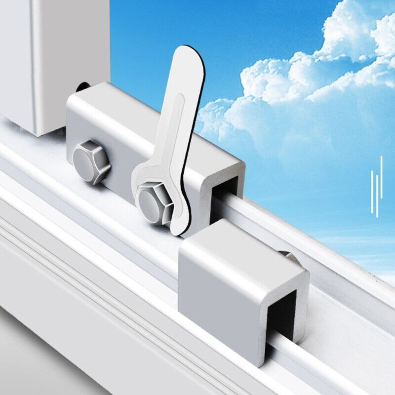 Child Safety Window Limiters Home Security Windows Lock with Wrench Key ...