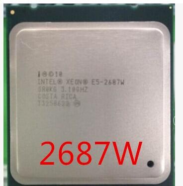โปรเซสเซอร์เซิร์ฟเวอร์ Intel Xeon E5 2687W 3.10GHz 8-Core LGA 2011 CPU ...
