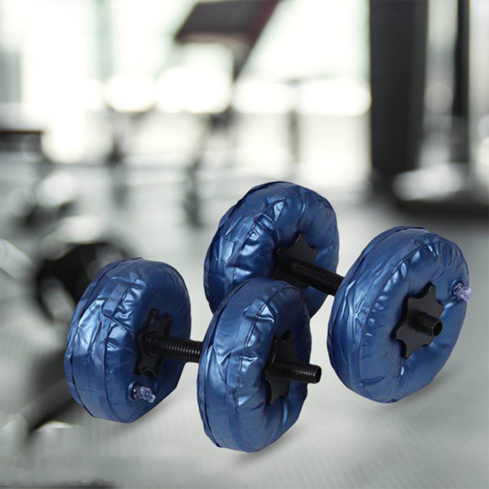 Moon Lovely Travel Weights Water Filled Dumbbells Set Barbells ปรับสี ...