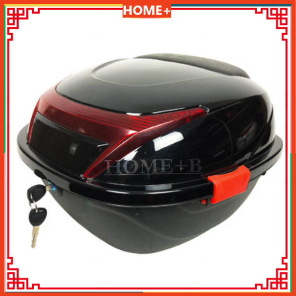 HOME+ 32L Extra Large Motorcycle Box X2 Heavy Duty Motor Storage Box ...