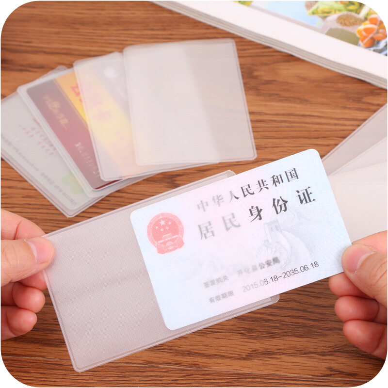 80% off Waterproof Transparent Pvc Card Cover Silicone Plastic ...