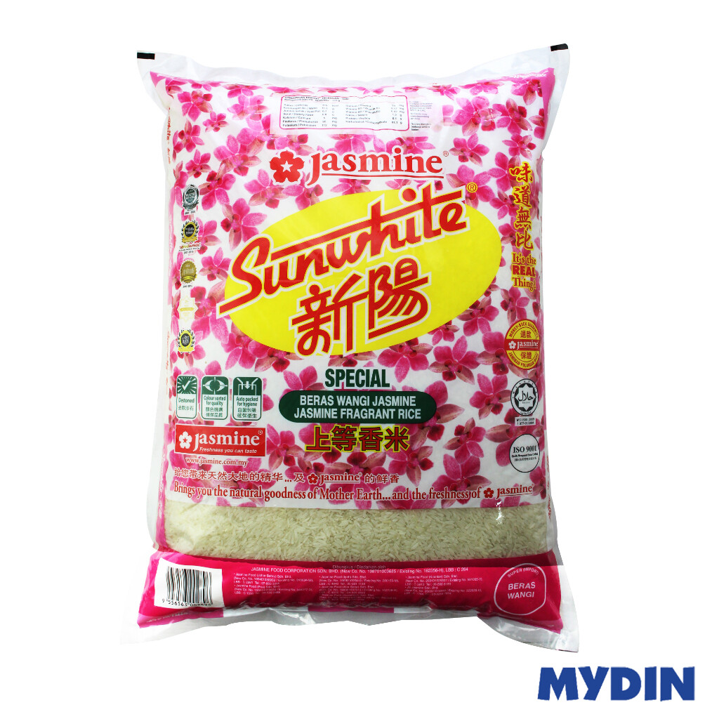 Jasmine Sunwhite Special Jasmine Fragrant Rice (10kg) | Lazada
