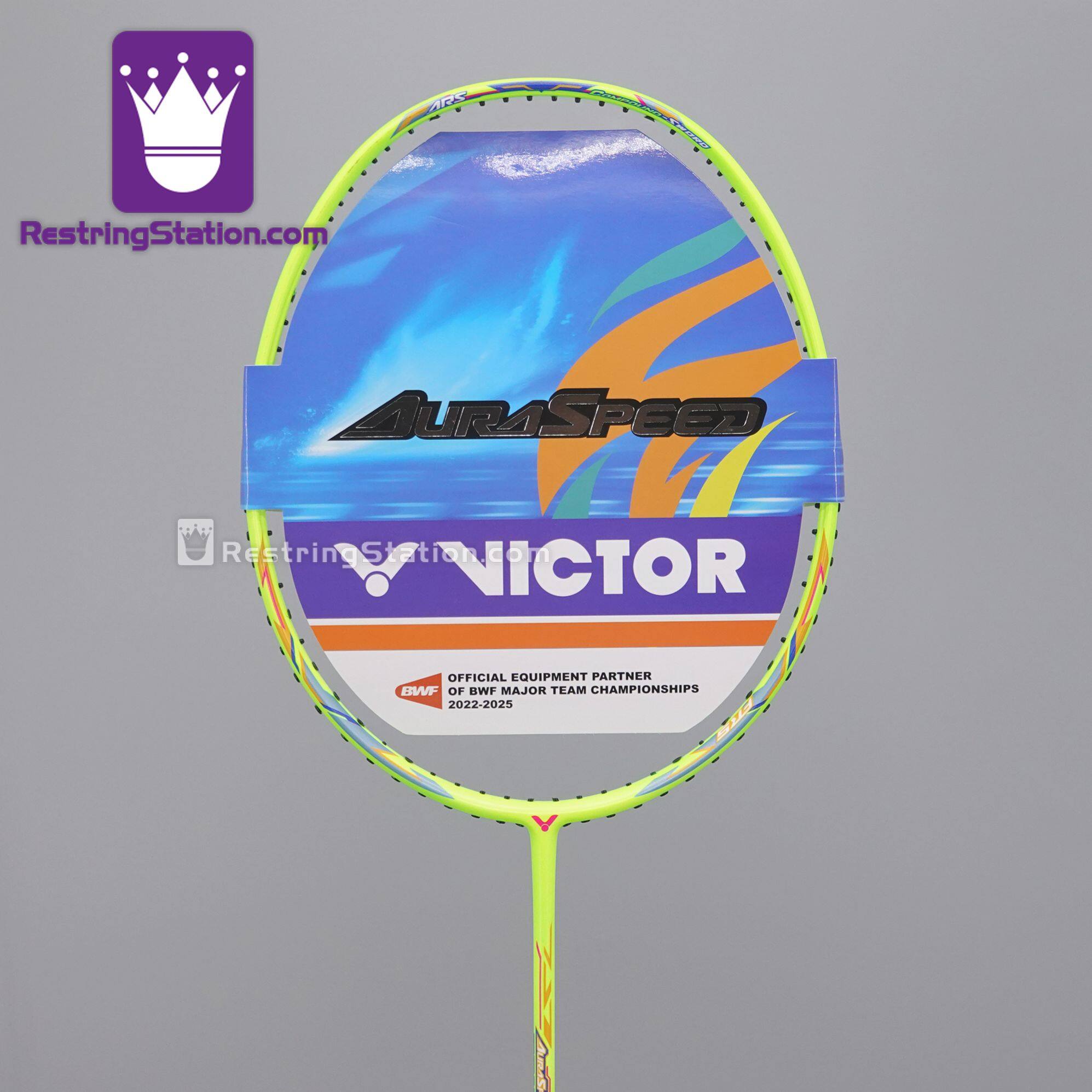 [100% Genuine & Ready Stock] Victor AuraSpeed Sniper R Badminton Racket ...