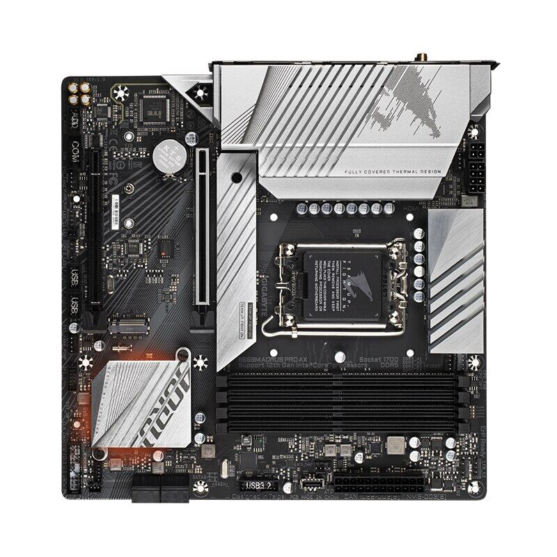 1 B660M AORUS PRO AX DDR5เมนบอร์ด Combo LGA 1700 CPU สนับสนุน12Th Gen ...