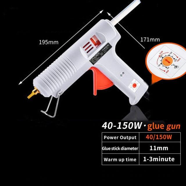 ปืนกาว DIY Hot Melt Glue Gun Industrial Electric Silicone Guns Glue ...