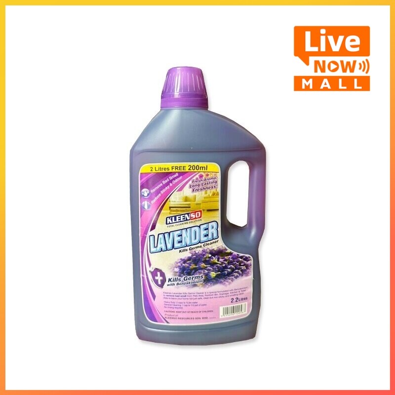 Kleenso Kills Germs Lavender | Lemon | Serai Wangi Floor Cleaner 2.2 ...
