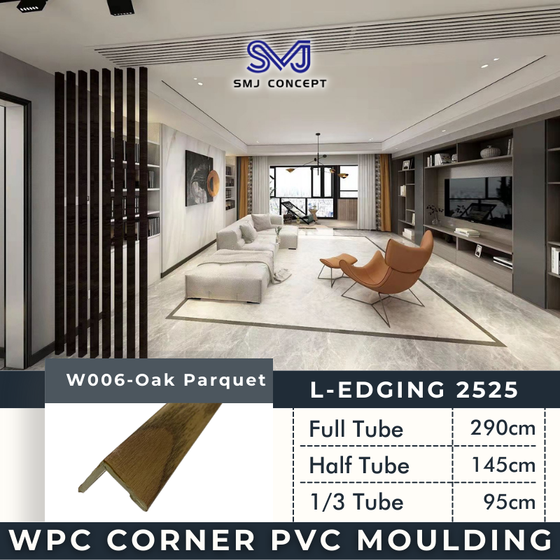 SMJ CONCEPT® | 25mm x 25mm L-Edging Fluted Panel Corner Cap for Outer ...