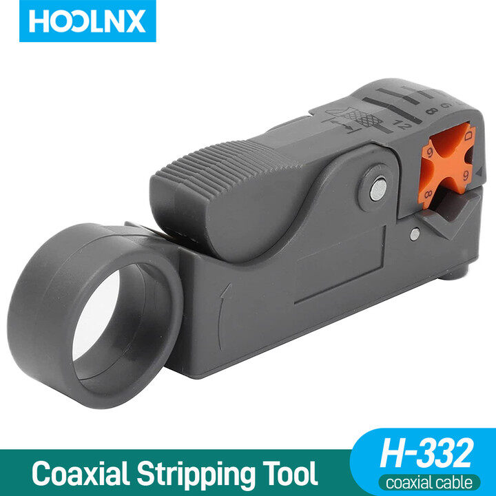 HOOLNX All-In-One Stripping Tool Cable Wire Stripper Compression Tool ...
