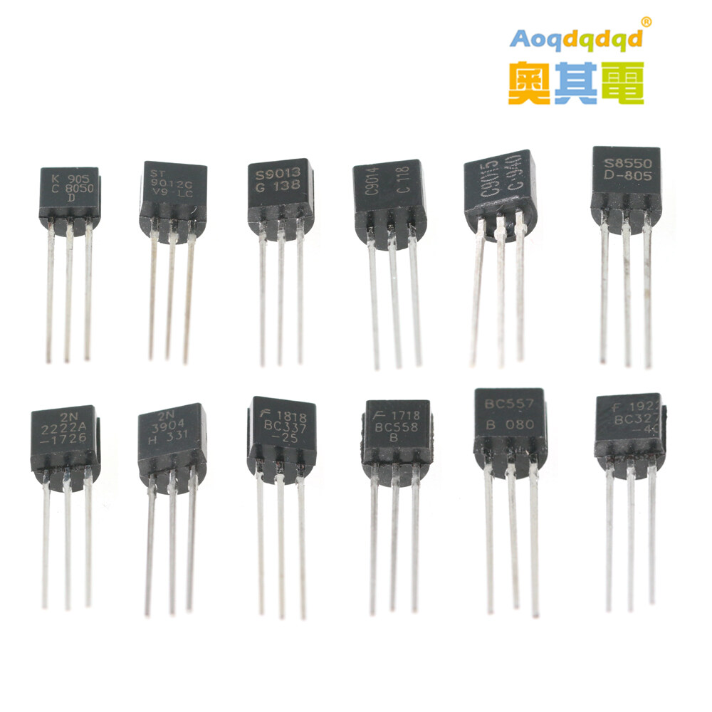 24ค่า TO-92ทรานซิสเตอร์ Assorted Kit แต่ละ BC327 BC337 BC517 BC547 BC548 BC549 2N2222 3906 3904 ...