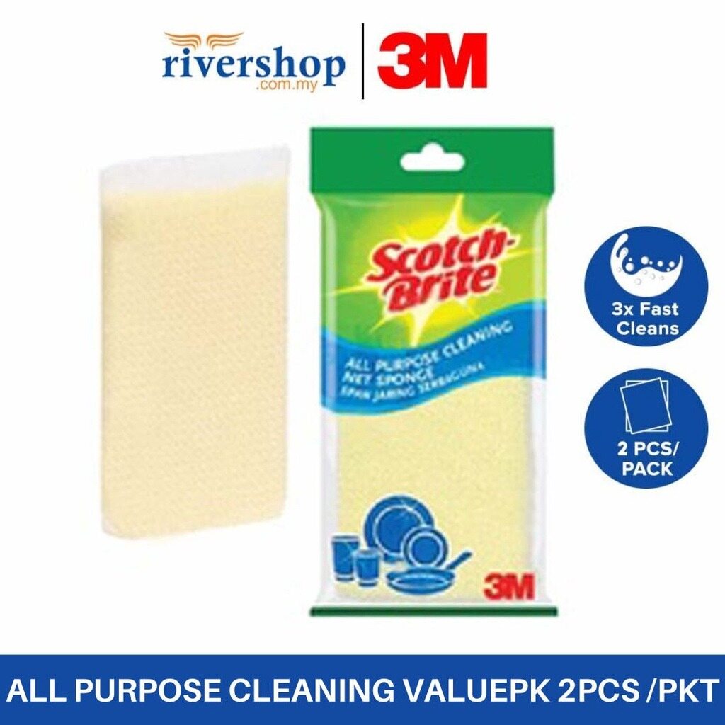 3M Scotch Brite 0040 All Purpose Cleaning Valuepk 12/ct | Lazada