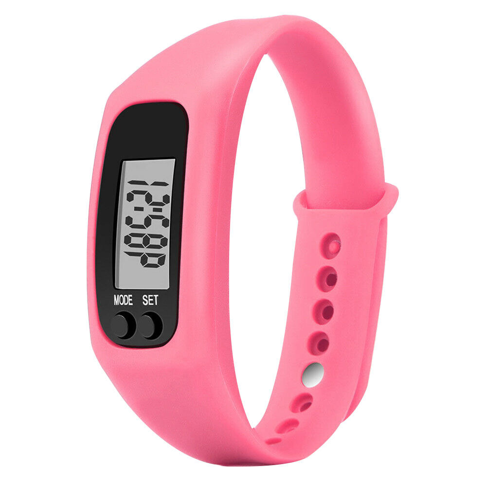 ราลาพู®กีฬานาฬิกานับก้าวแคลอรี่ Step Counter นาฬิกาดิจิทัลสร้อยข้อมือ ...