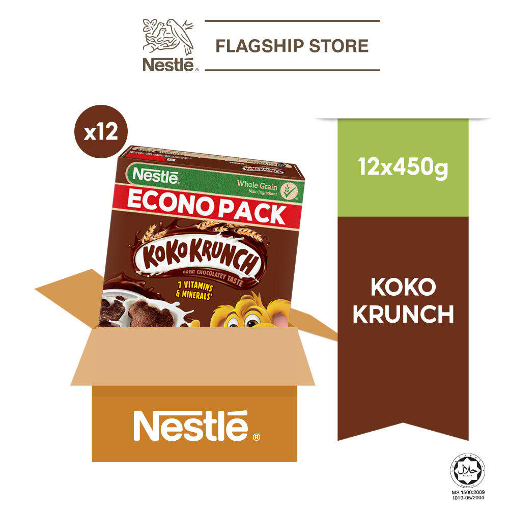 NESTLE KOKO KRUNCH Cereal Econopack 450g x 12 Box (Carton) | Lazada