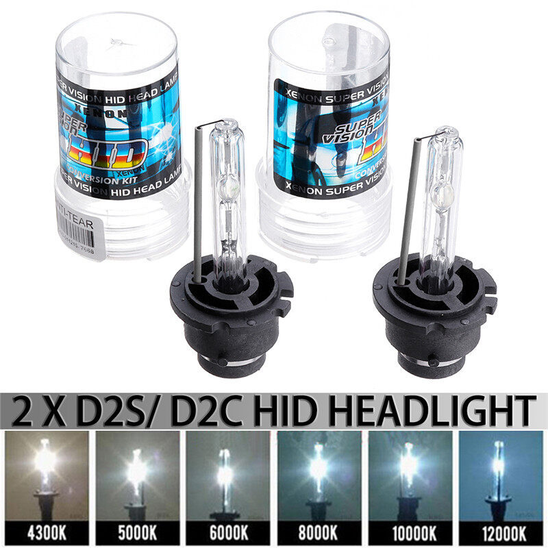 【D2S/D2C】(35W)2PcsรถXenonเปลี่ยนหลอดไฟไฟหน้าHIDหลอดไฟโคมไฟDC9V-16V 4300K 5000K 6000K 8000K ...