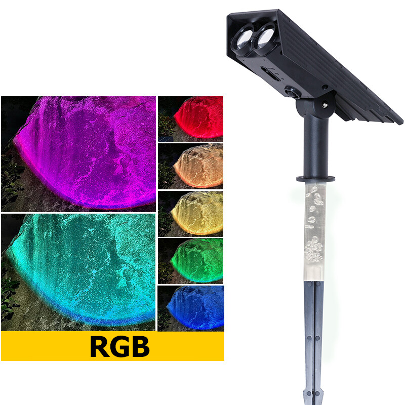 LED Solar Lawn Lights IP65 Outdoor Waterproof Spotlight Intelligent ...