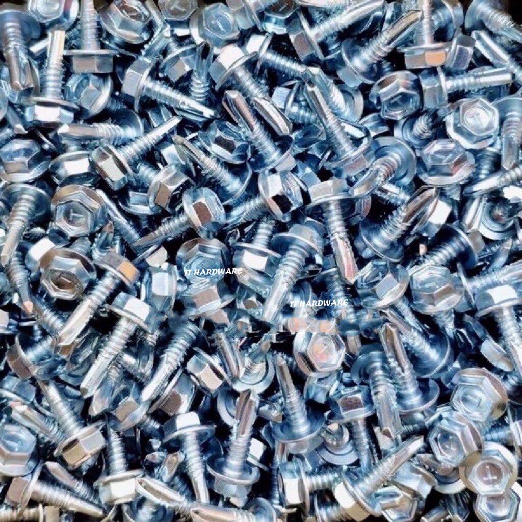 MK FASTENER DS516 HO10# x5/8INCH HEXAGON HEAD SCREW SELF DRILL SCREW ...