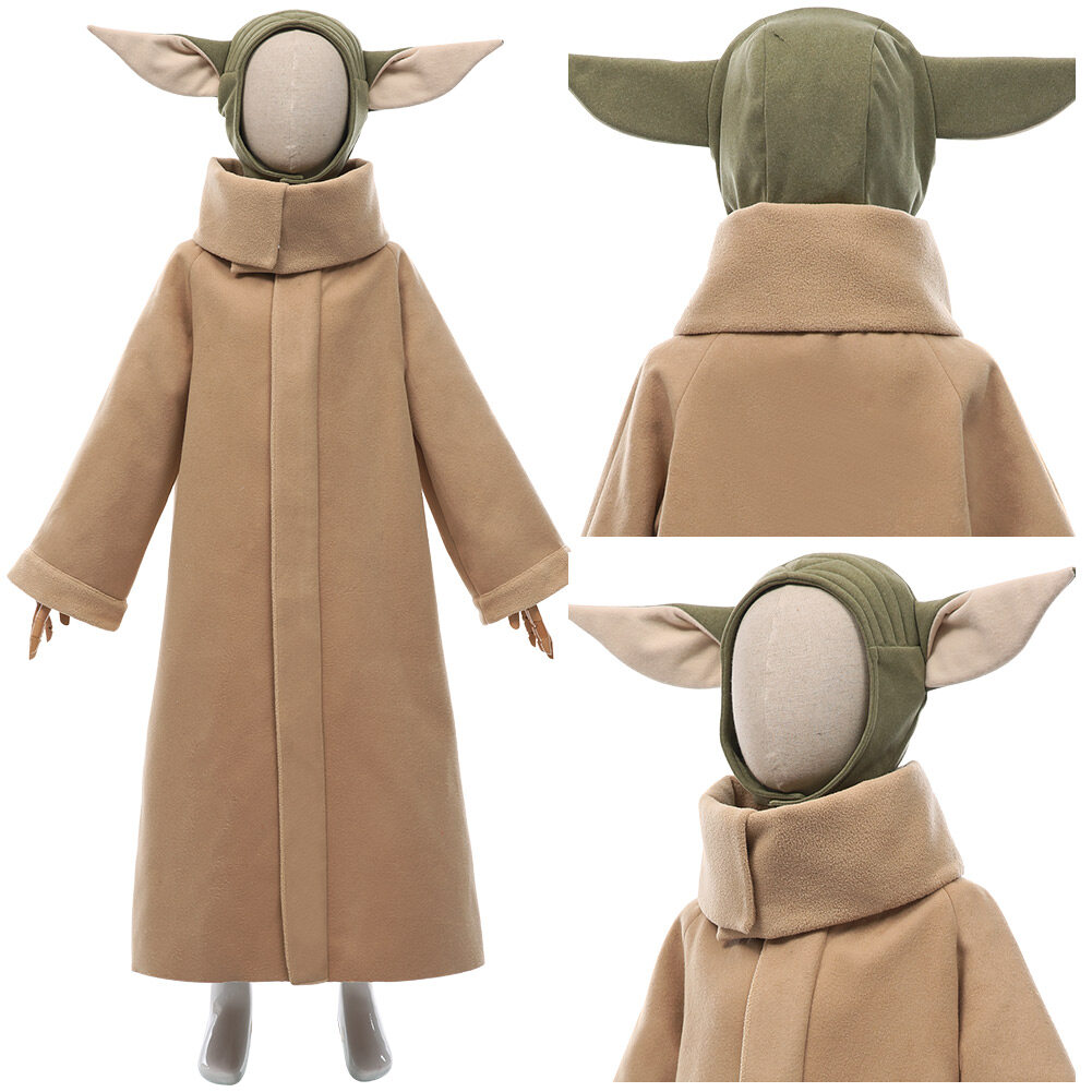 Star Cosplay Wars-Baby Cos Yoda Grogu คอสเพลย์เครื่องแต่งกาย Coat ...