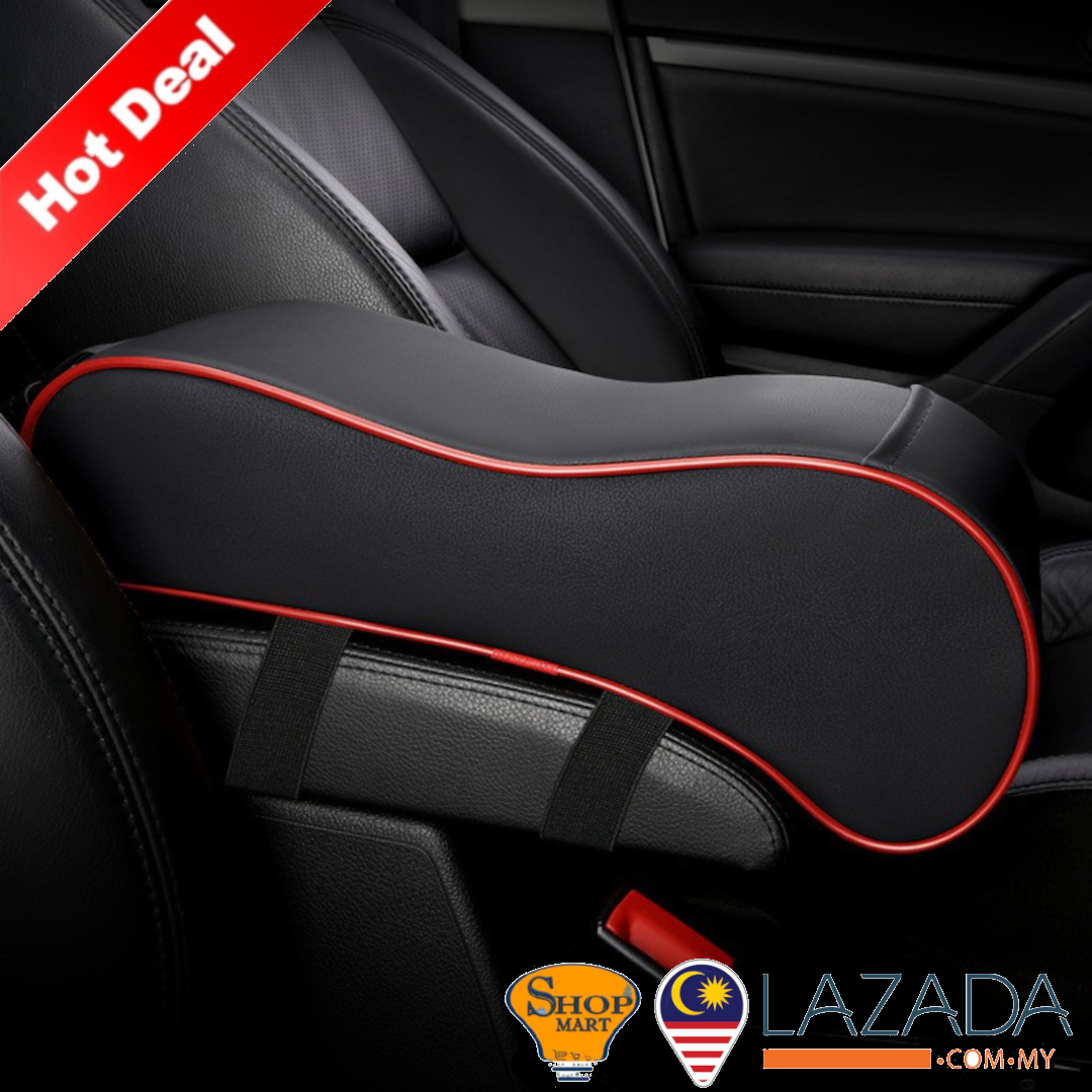 1PCS Car Arm Rest Extend Pillow Faux Leather Memory Foam Cushion ...