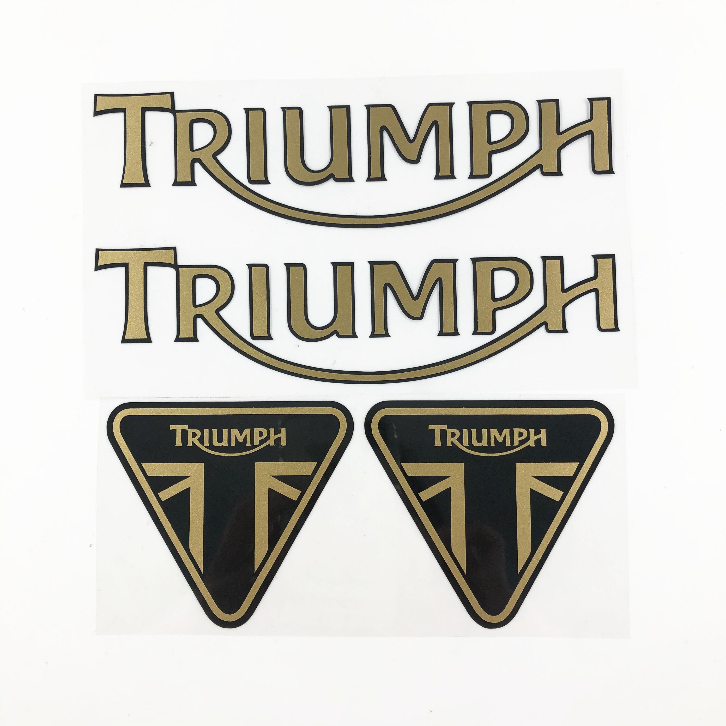 For triumph helmet motorcycle fuel tank sticker decal reflective ...