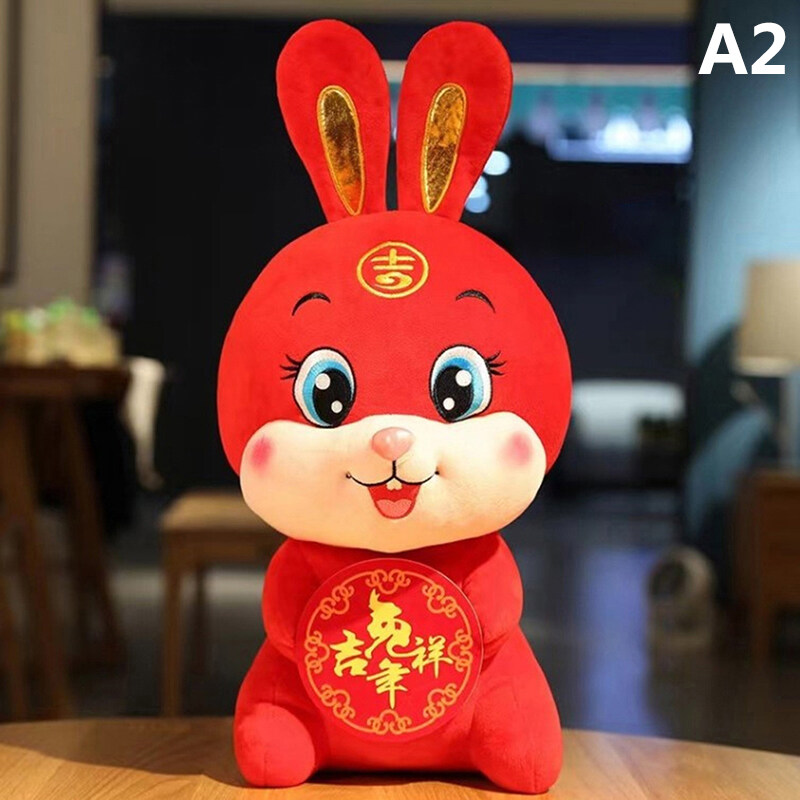 🔥🔥🔥Low price 2023 Chinese Zodiac Fortuna Rabbit New Year Tang Suit Cute ...