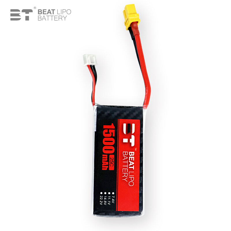 BTLIPO LiPo แบตเตอรี่ ปลั๊ก XT60 สำหรับ RC รถ รถบรรทุก เฮลิคอปเตอร์ 1500mAh 2S 7.4V 25C Lipo ...