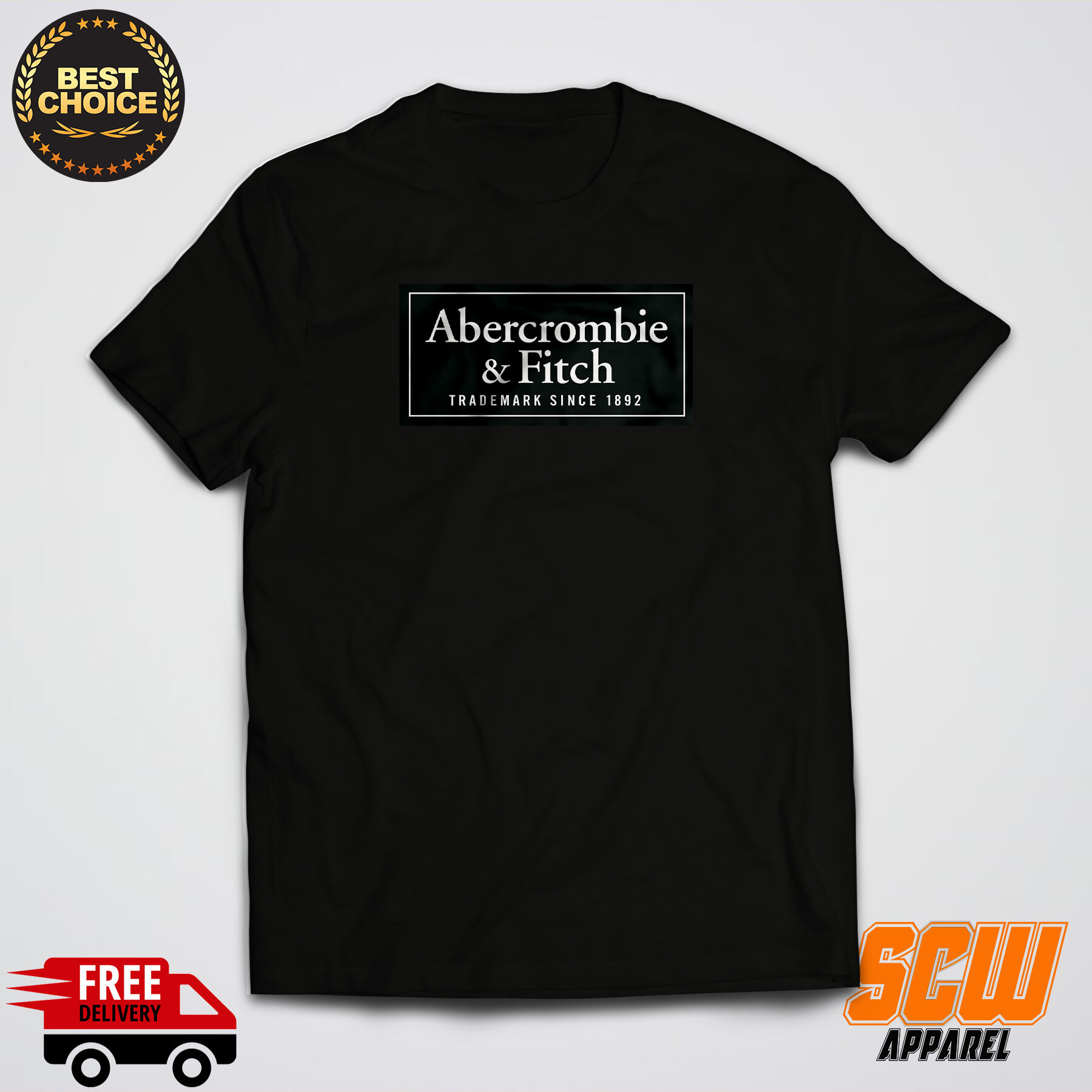 ABERCROMBIE- & FITCH TSHIRT คุณภาพสูงผ้าฝ้าย - mc-jeans - ThaiPick