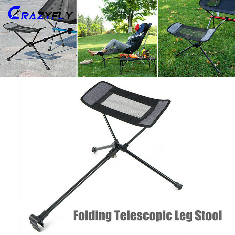Crazyfly Outdoor Portable Folding Chair Foot Mop Rack Telescopic Leg ...