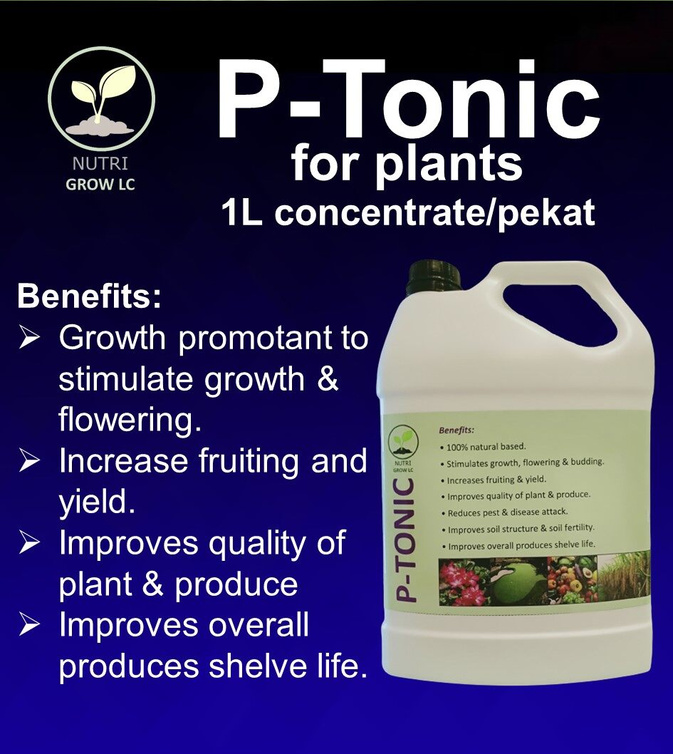 Baja P-Tonic Plant Tonic Natural Fertilizer Growth promotant for plants that will stimulate ...