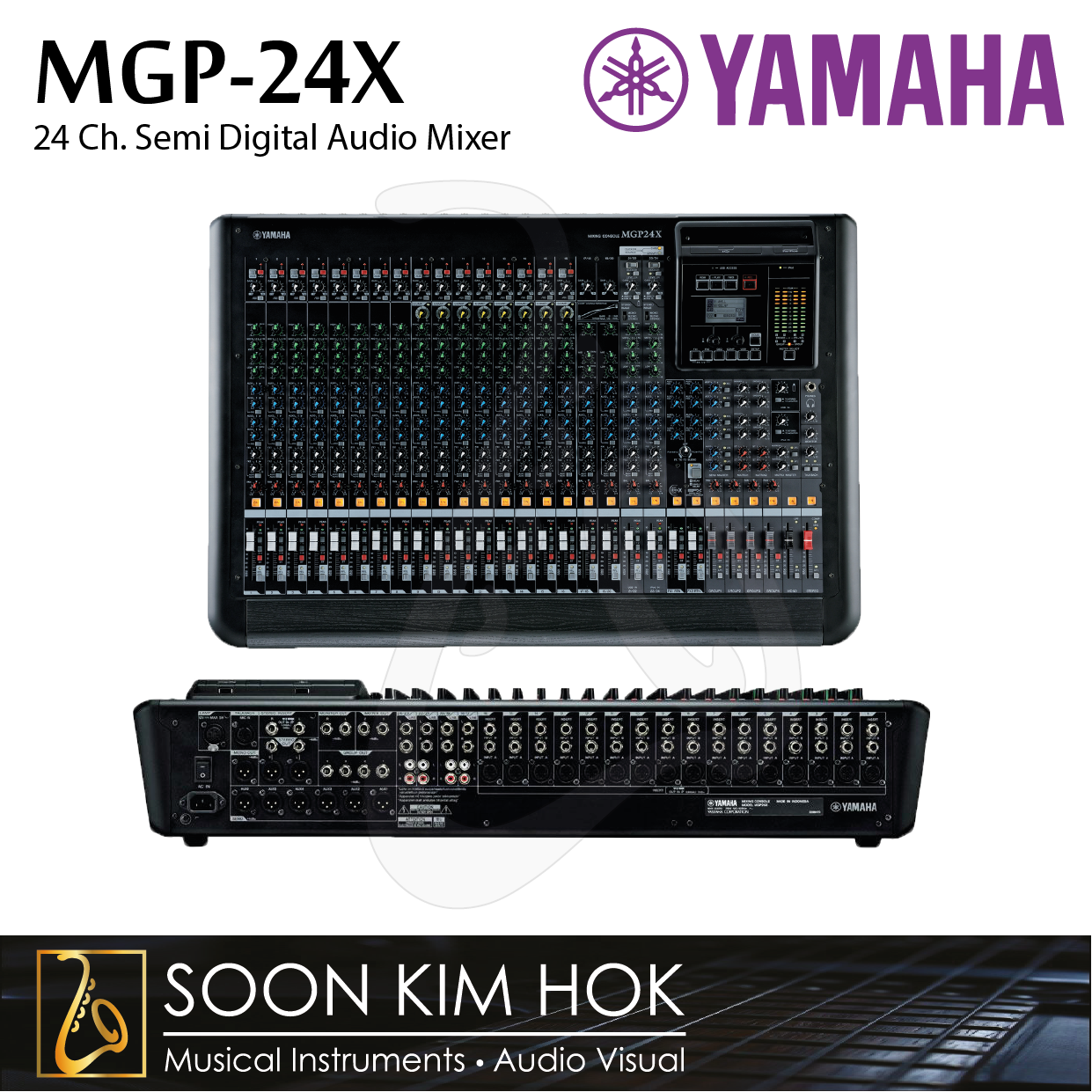 YAMAHA MGP-24X 24 Channel Premium Analog Mixing Console With Dual SPX ...