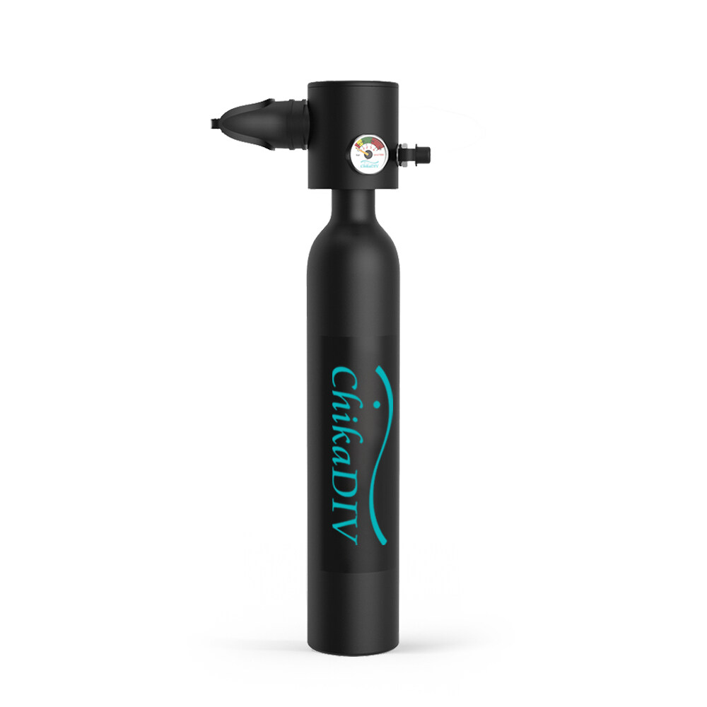 CHIKADIV C300 0.5L Mini Scuba Tank Refillable Air Tank Oxygen Cylinder ...