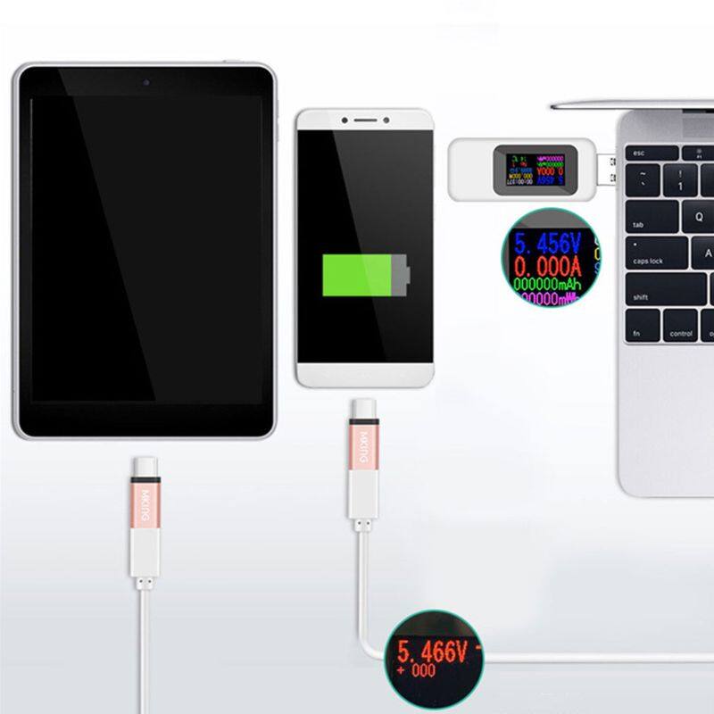 USB OLED มิเตอร์วัดค่าความต่างศักย์กระแส,ตัววัดกระแสไฟฟ้าความจุไฟฟ้า ...