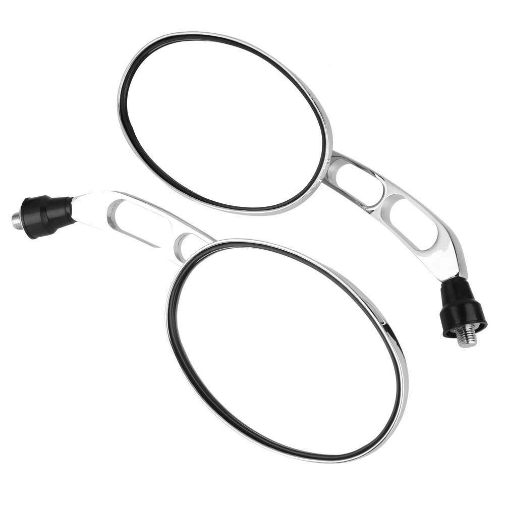 【flash Sale 】2pcs Motorcycle Modified Round Rearview Mirror Chrome