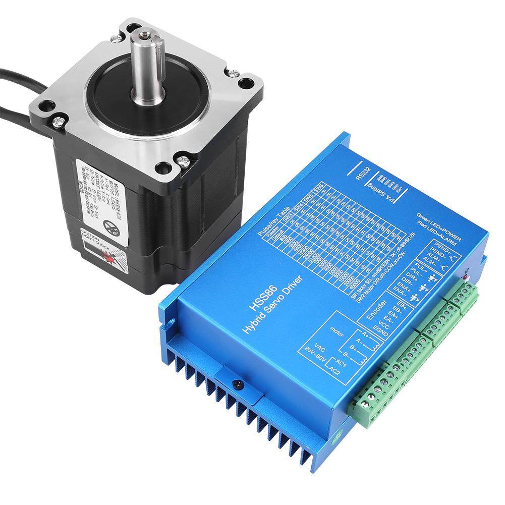 Hss86 HYBRID Servo DRIVER + nema34 Closed-LOOP NEMA 34 stepper Motor เซอร์โวมอเตอร์ความเร็วสูง ...