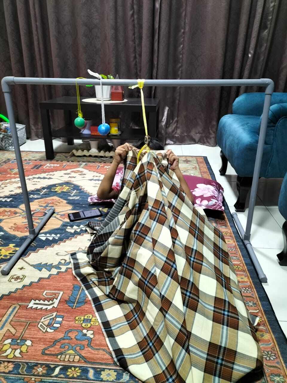 DIY ALAT PENGHADANG /ALAT GANTUNG KAIN SUNAT / ALAT GANTUNG BERKHATAN ...