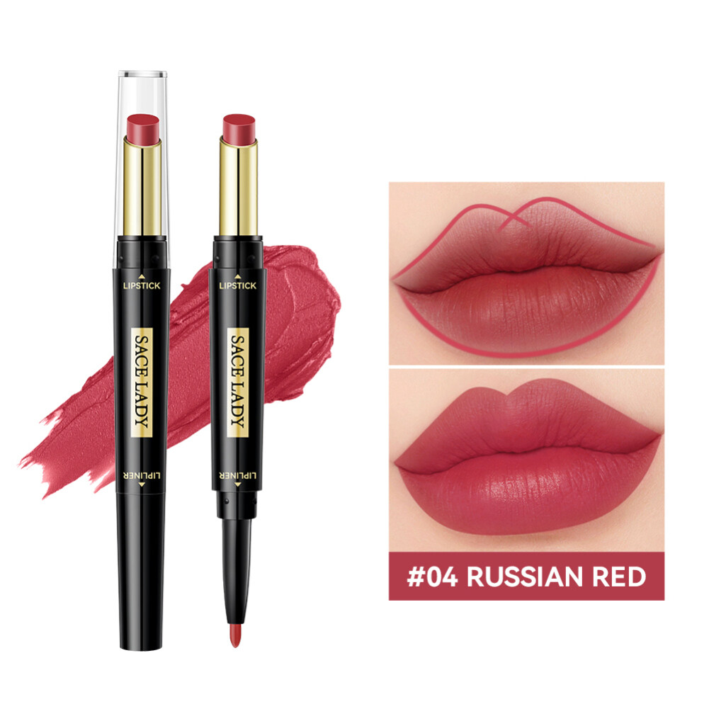 SACE LADY Double-Ended Lipstick Pen Lip Liner Non-Stick Cup Not Easy To ...