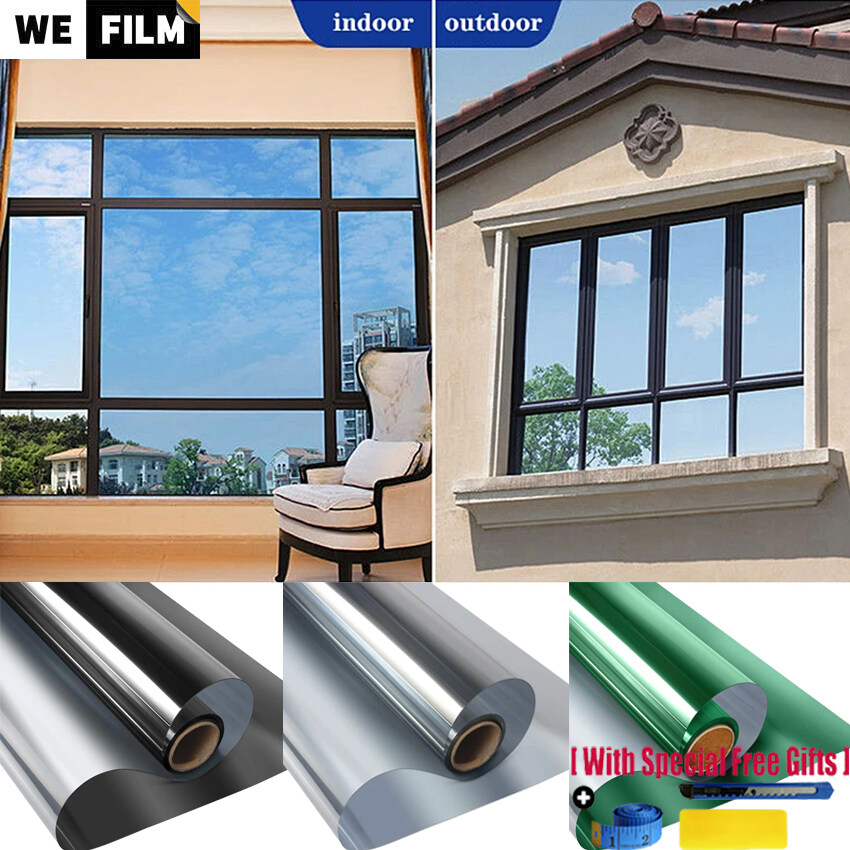 WEFILM Window Tinted Film Home One Way Film Tinted Privacy Window Film ...
