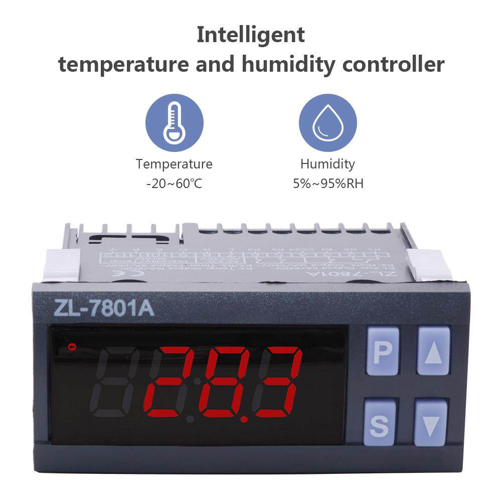 ZL-7801A Thermostat for Egg Incubator 220v Temperature Humidity ...