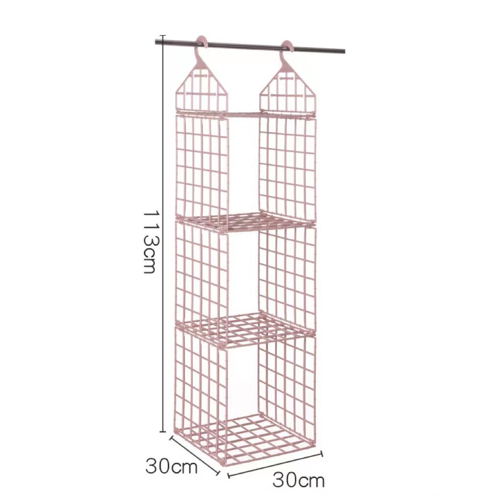 NEXUS DIY Clothes Hanger Organizers Wardrobe Multiple Level Cupboard ...