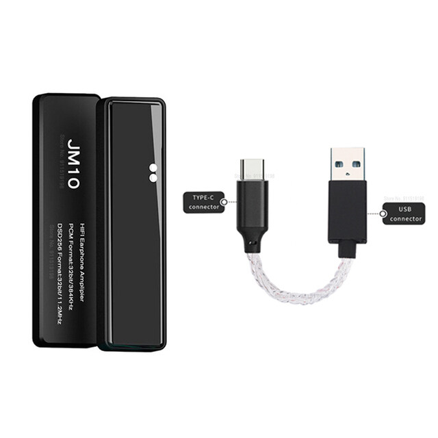 JCALLY JM10 DAC Amplifier HiFi Decoding CS43131 DSD256 USB Type C To 3 ...