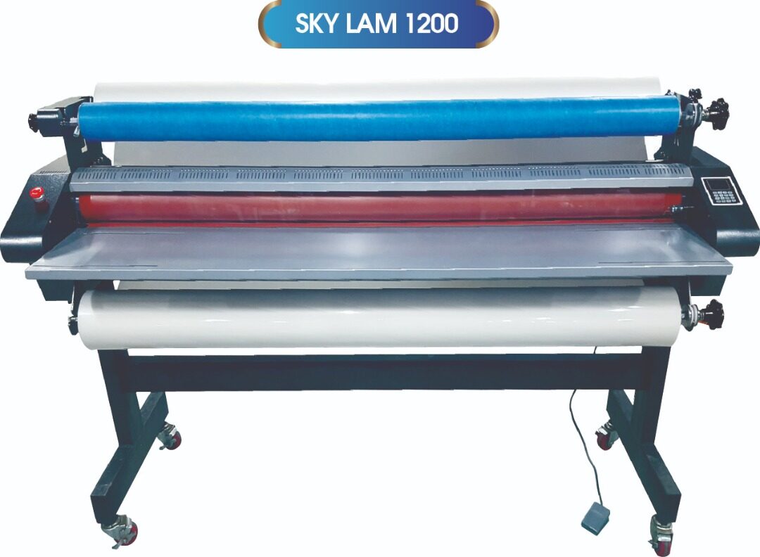 Sky Lam 1200 Hot And Cold Roll Laminator Machine With Stand And Foot