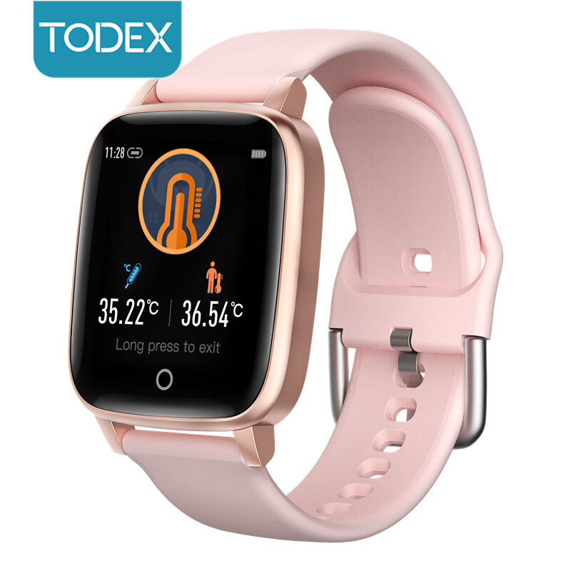 Todex Smart Watch T1 IP67 กันน้ำตลอด 24 ชั่วโมงการตรวจสอบร่างกายปลุก ...