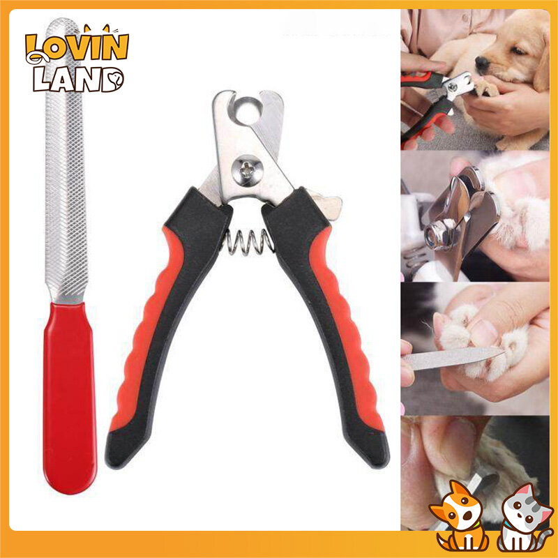 Pet Nail Clipper Cutter Claws Scissor Dog Nail File Trimmer for Dog ...