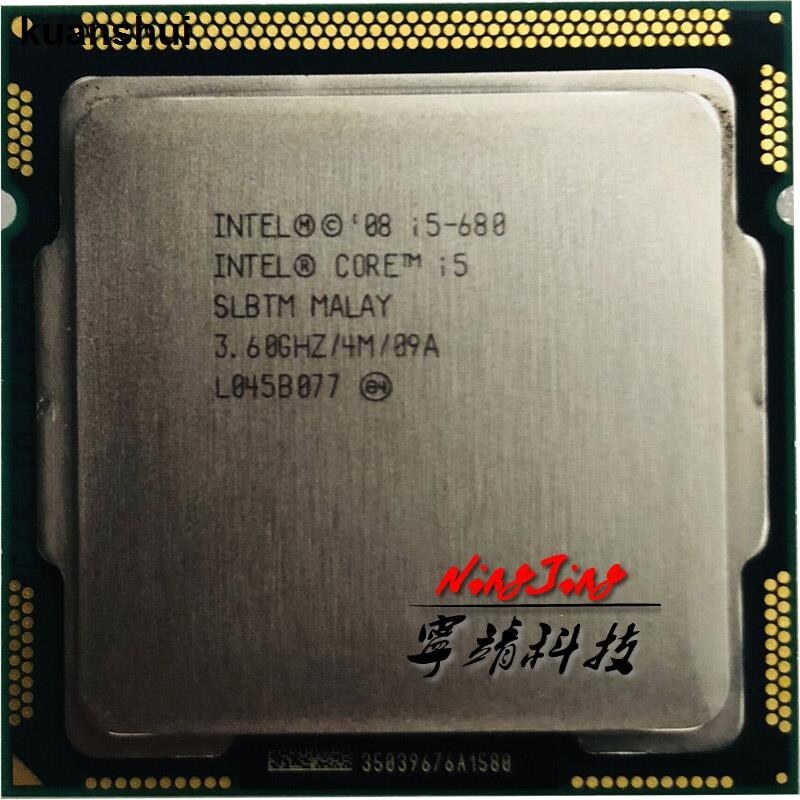 Intel Core I5 680 I5 680 3.6กิกะเฮิร์ตซ์โปรเซสเซอร์ซีพียูแบบ Dual Core ...
