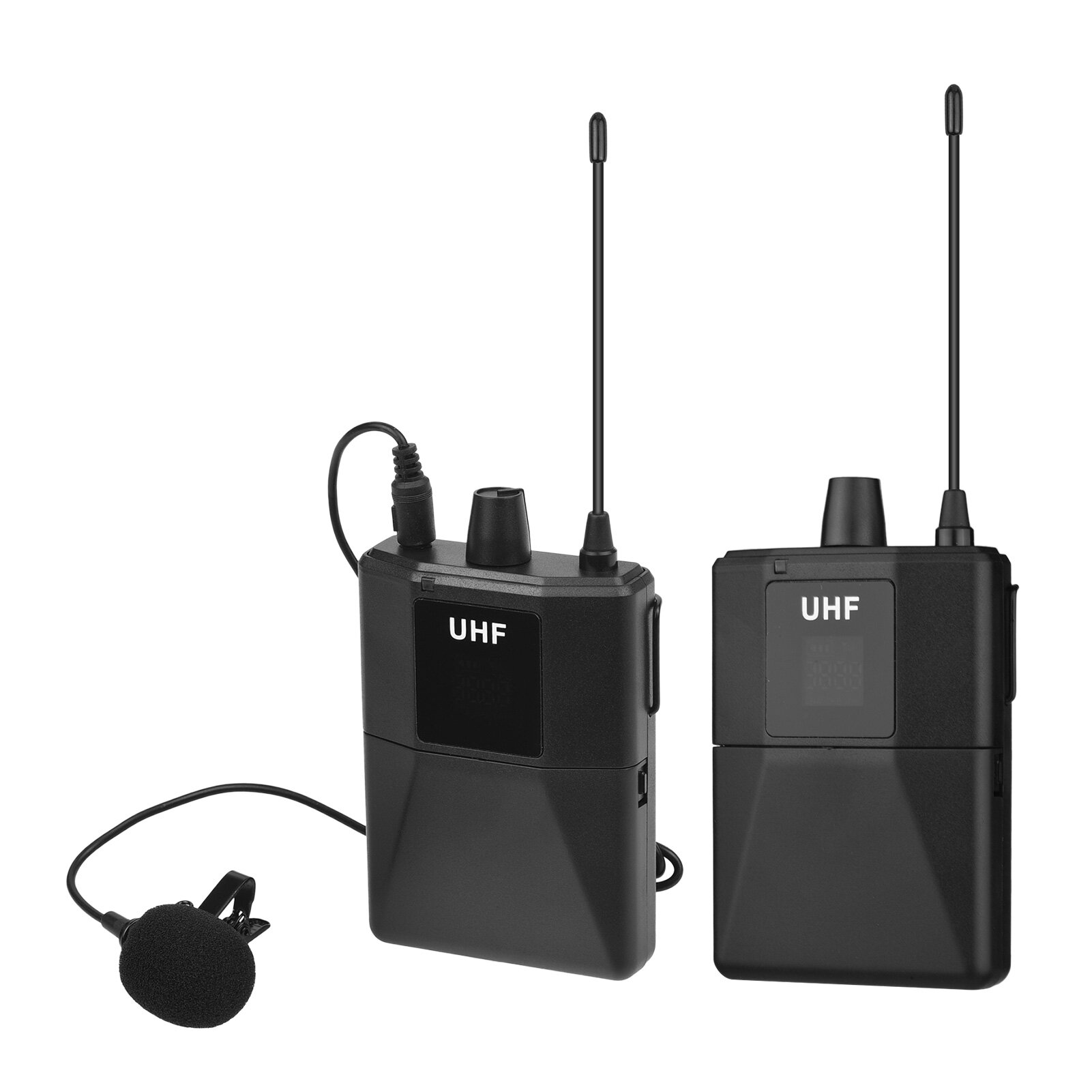 Ammoon UHF ไร้สายไมโครโฟนระบบ Body-Pack Lavalier รีซีฟเวอร์ไมโครโฟนไร้ ...