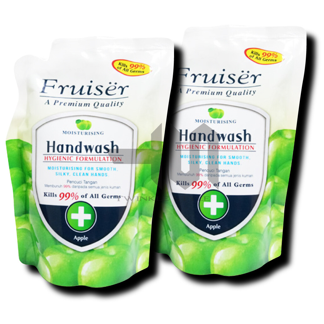 Fruiser Antibacterial Hand Wash REFILL TWIN PACK ( 2x400ML ) / Sabun ...