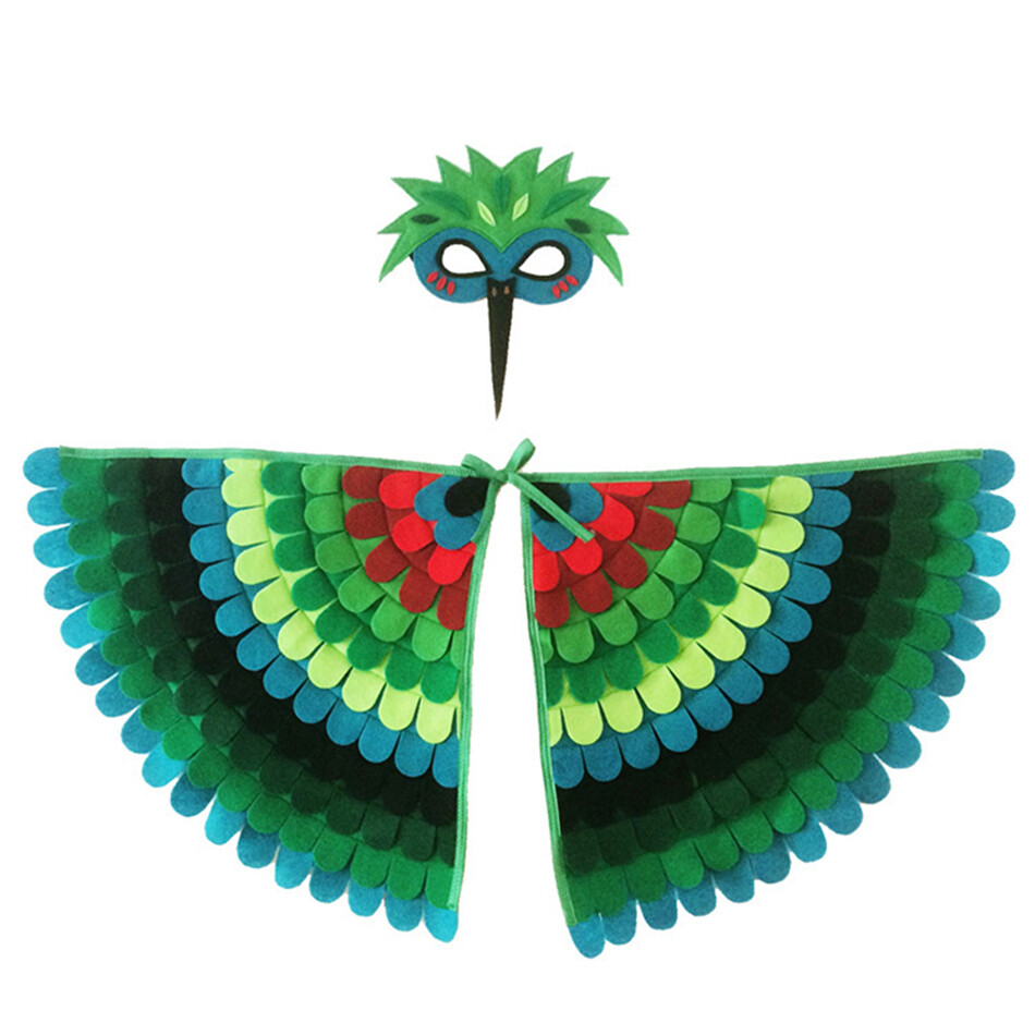 Fast shipping Children's Kindergarten Show Bird Wings Owl Peacock ...