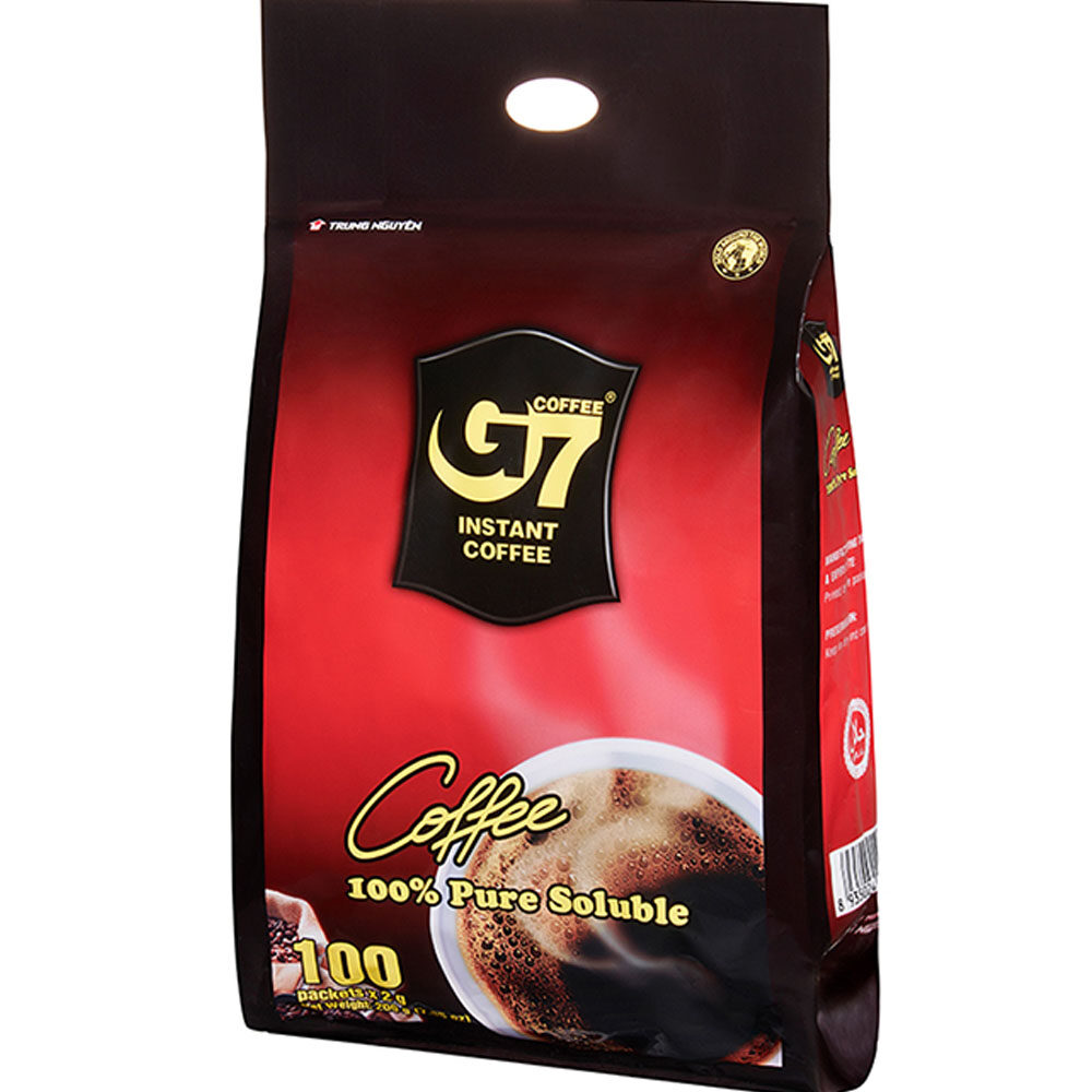 [G7] Instant Coffee Pure Black - Kopi O Kosong - 2g x 200ea / 3 in 1 Coffee Mix 100ea | Lazada ...