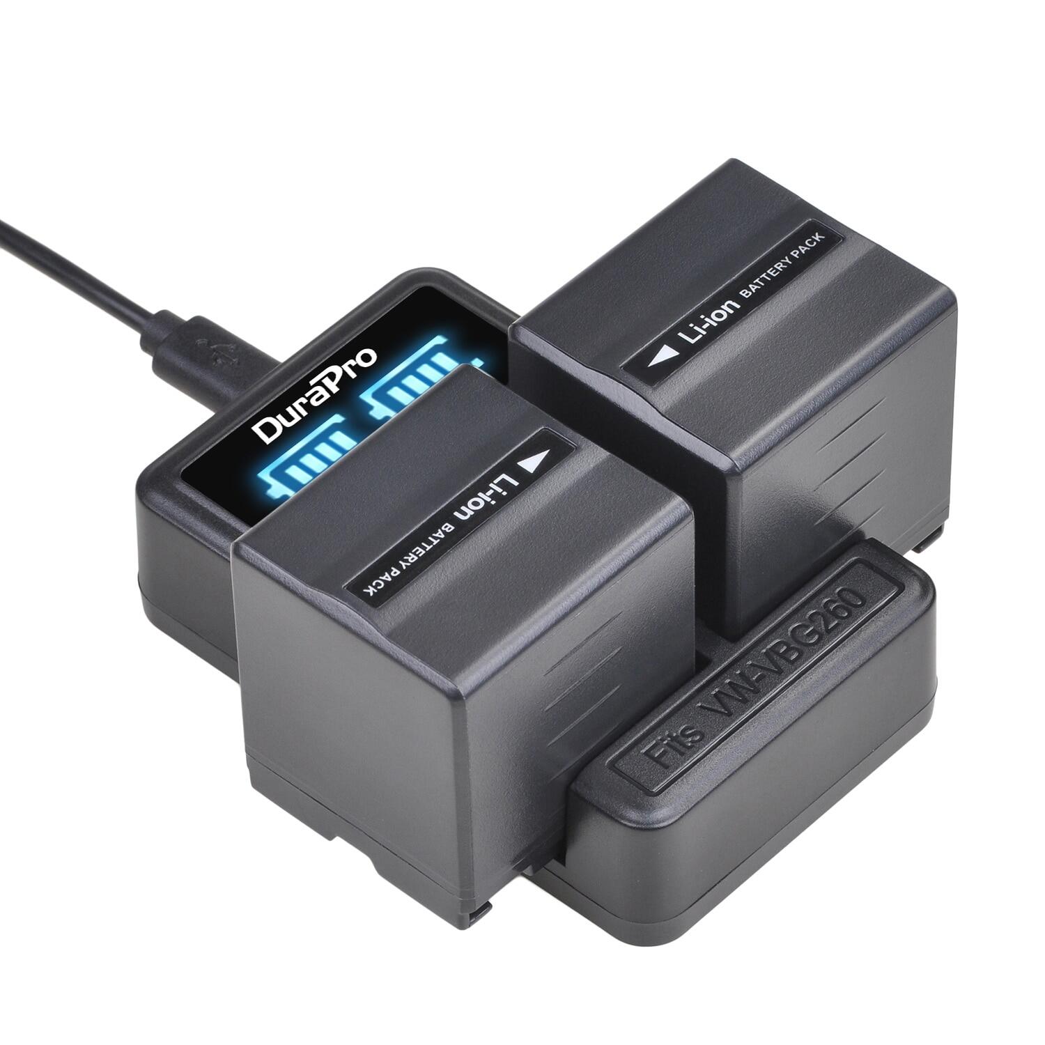 4Pc CGA-DU21 CGA DU14 VW-VBD210แบตเตอรี่ Charger สำหรับ Panasonic NV-GS330 GS400 GS408 GS500 ...