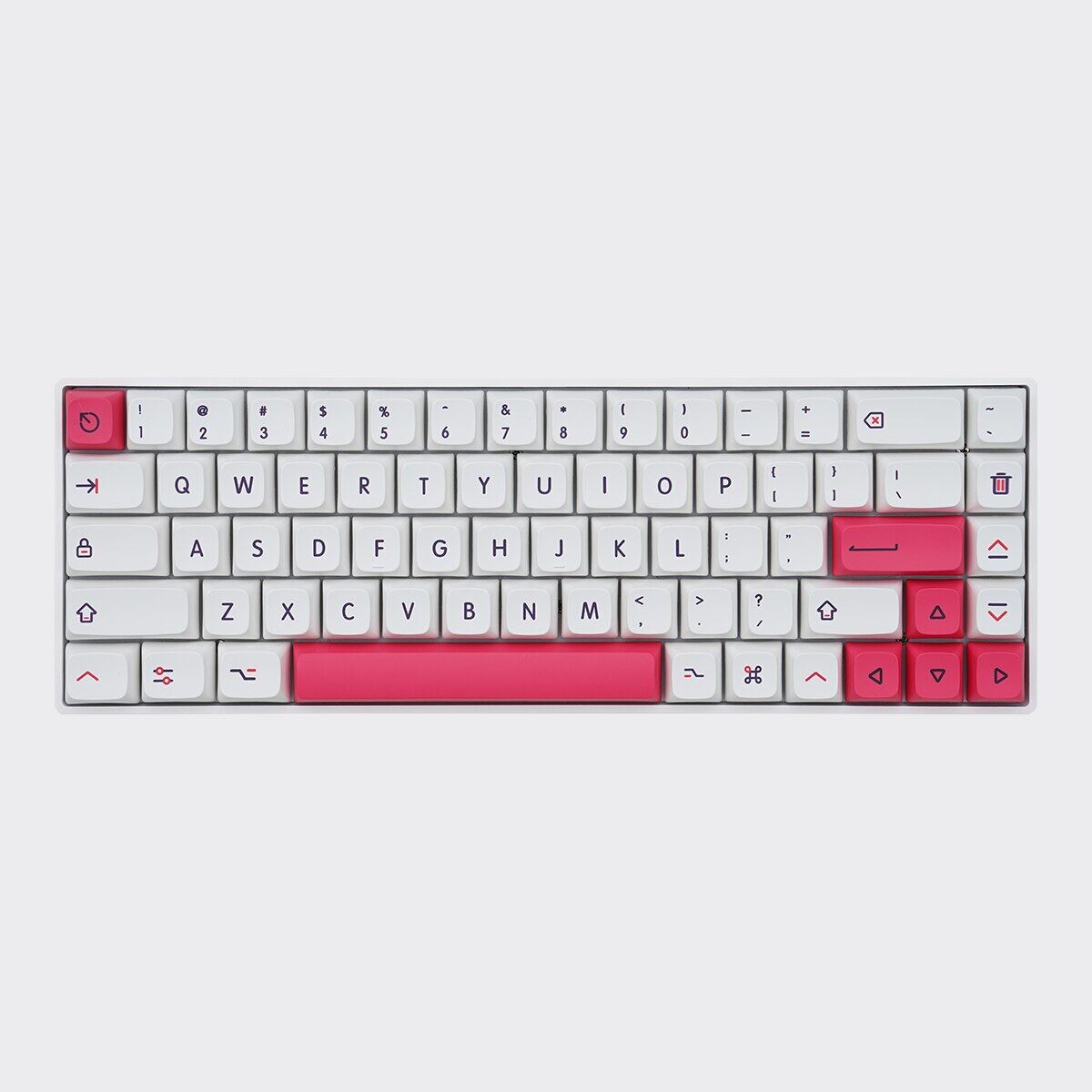 MK68 RGB Cyrillic Mechanical Keyboard 65% Layout 68 Keys Wireless ...