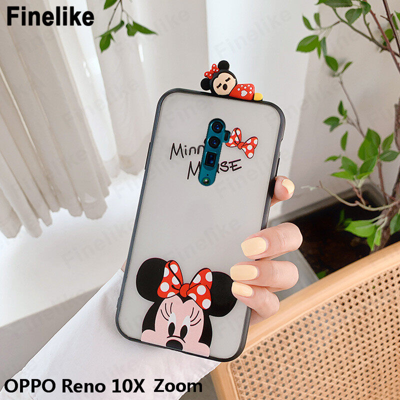 For OPPO Reno 10X Zoom Case Cute Cartoon Mickey Minnie Pattern Couple ...