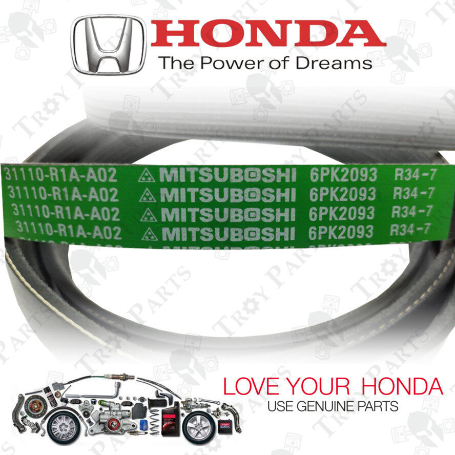 Original Honda Fan Belt 31110-R1A-A02 for Honda Civic FB TRO 1.8 2.0 ...